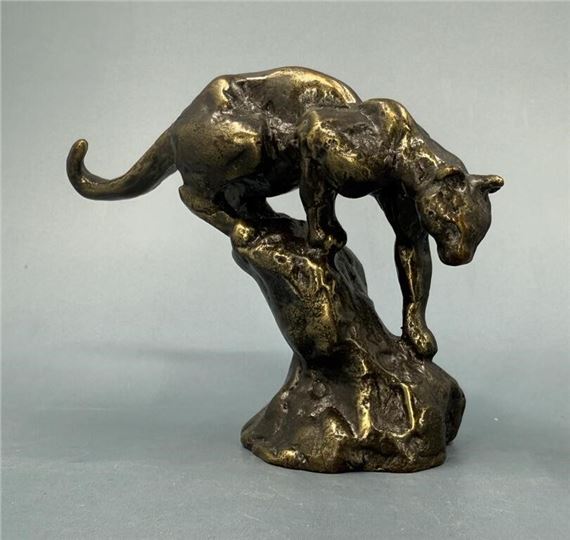 Philip R. Goodwin | Philip R Goodwin Mountain Lion Bronze | MutualArt
