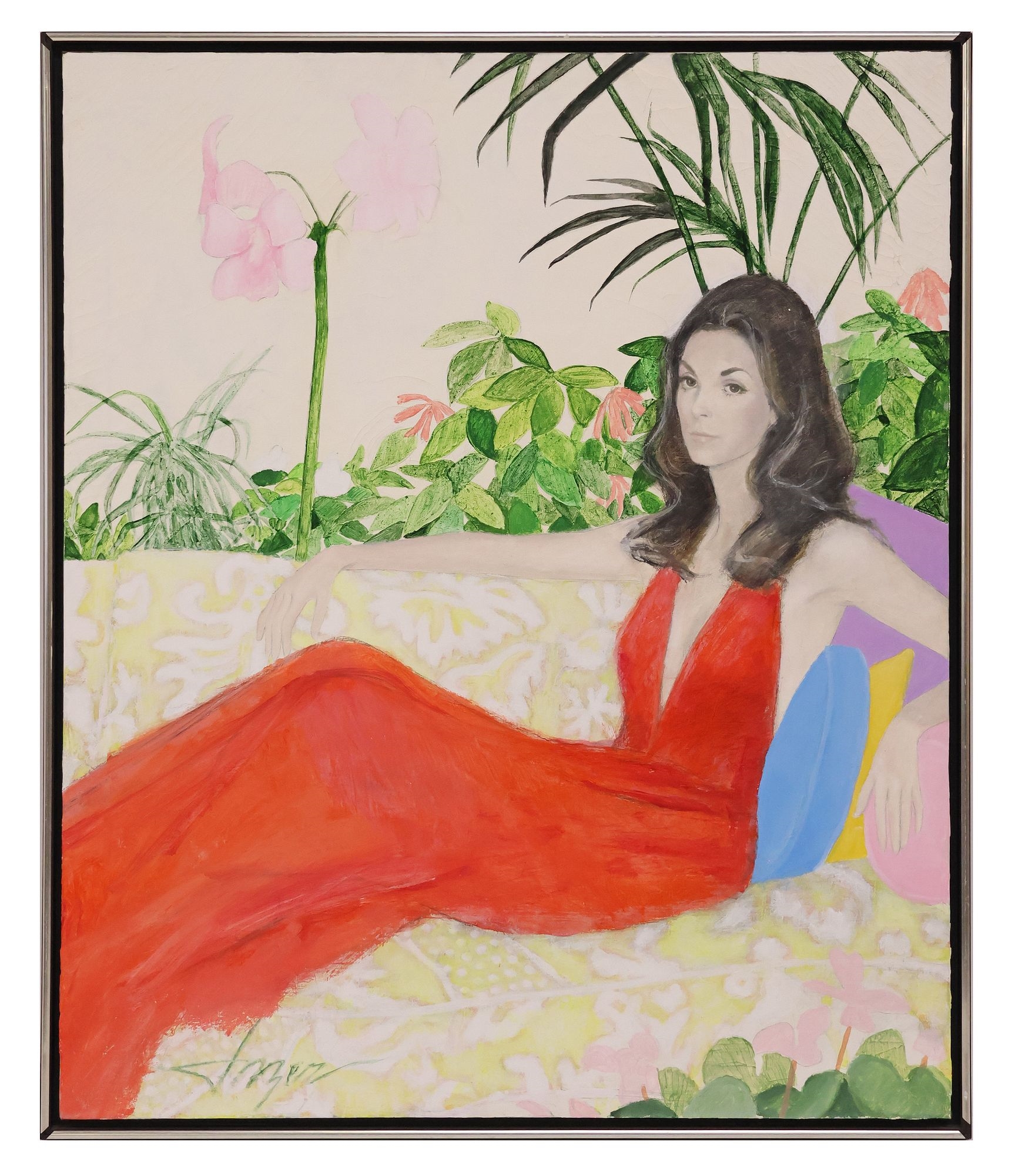 Charles Inzer | Portrait of Elizabeth Watson Donnell (1971) | MutualArt