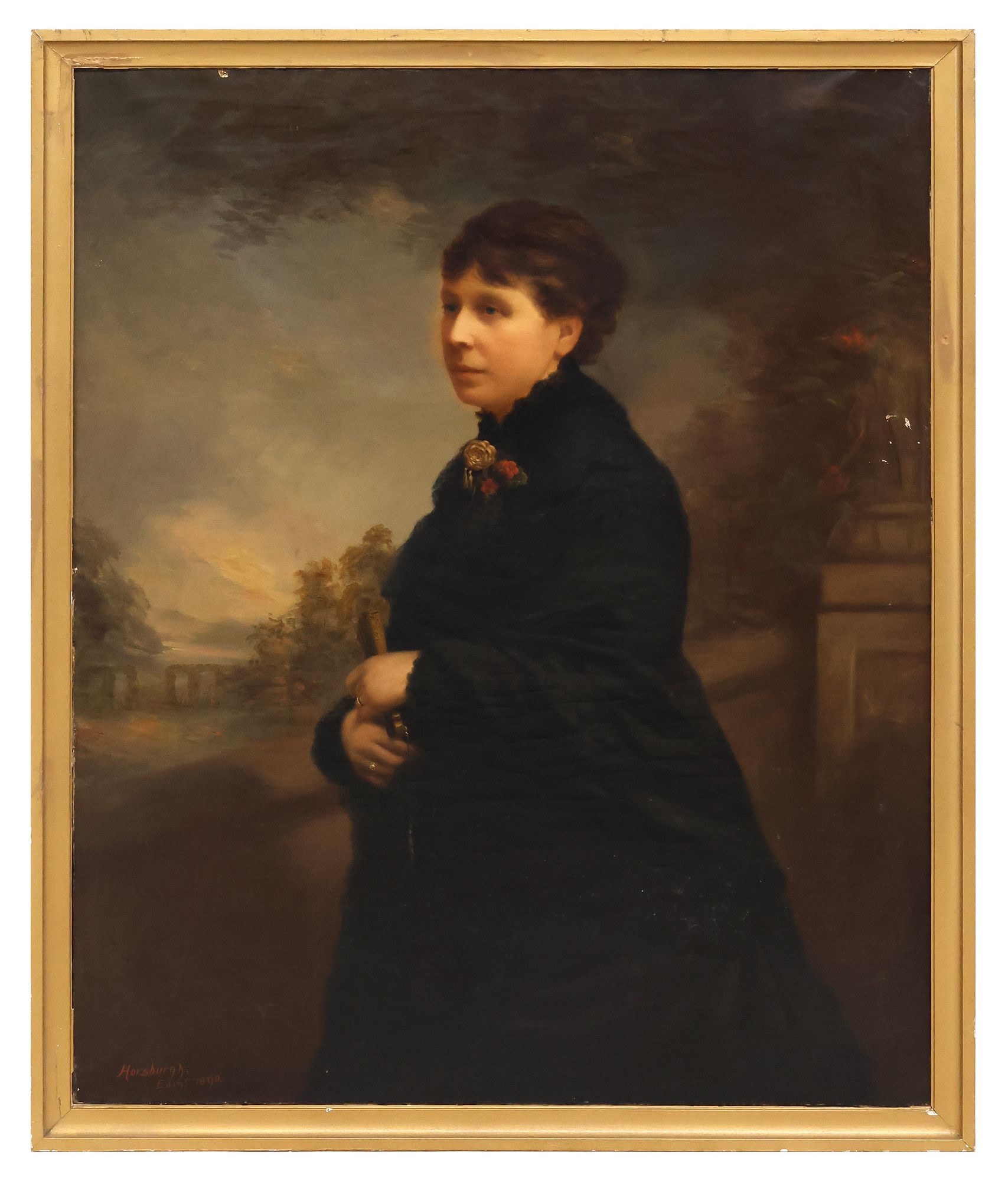 John Alfred Horsburgh | Portrait of a lady (1890) | MutualArt