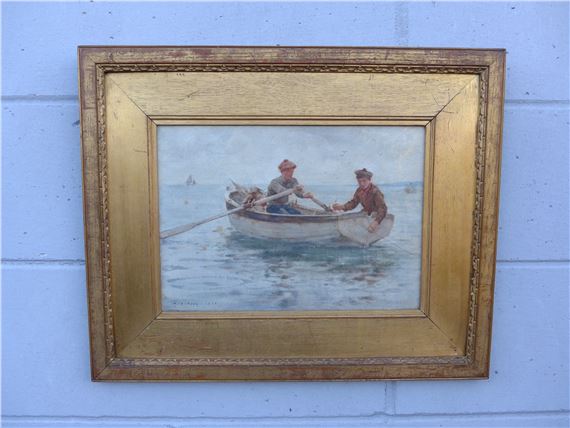 Henry Scott Tuke | Whiffing for Pollack (1920) | MutualArt