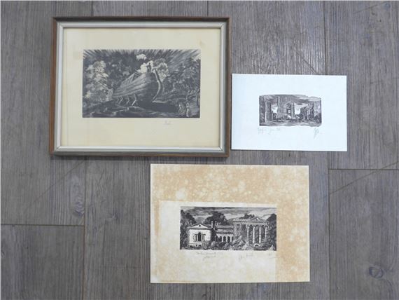 John Nankivell | JOHN NANKIVELL (b.1941) Three wood cut prints on paper ...