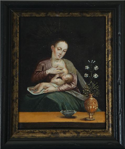 Granadan School, 17th Century | Escuela Granadina del siglo XVII - Virgen de la Leche | MutualArt