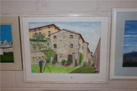 Michael Flint | 'An Artist At Catureglio' | MutualArt