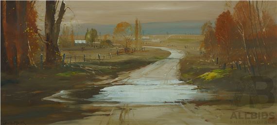Colin Parker | Colin (b.1941) Flooded Road | MutualArt