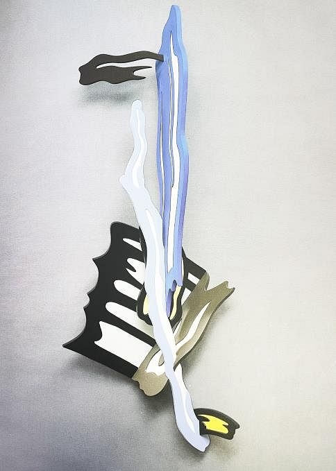 Roy Lichtenstein | Brushstroke Sculptures II (1986) | MutualArt