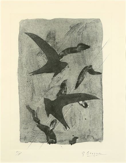 Georges Braque | Birds in Flight (1962) | MutualArt