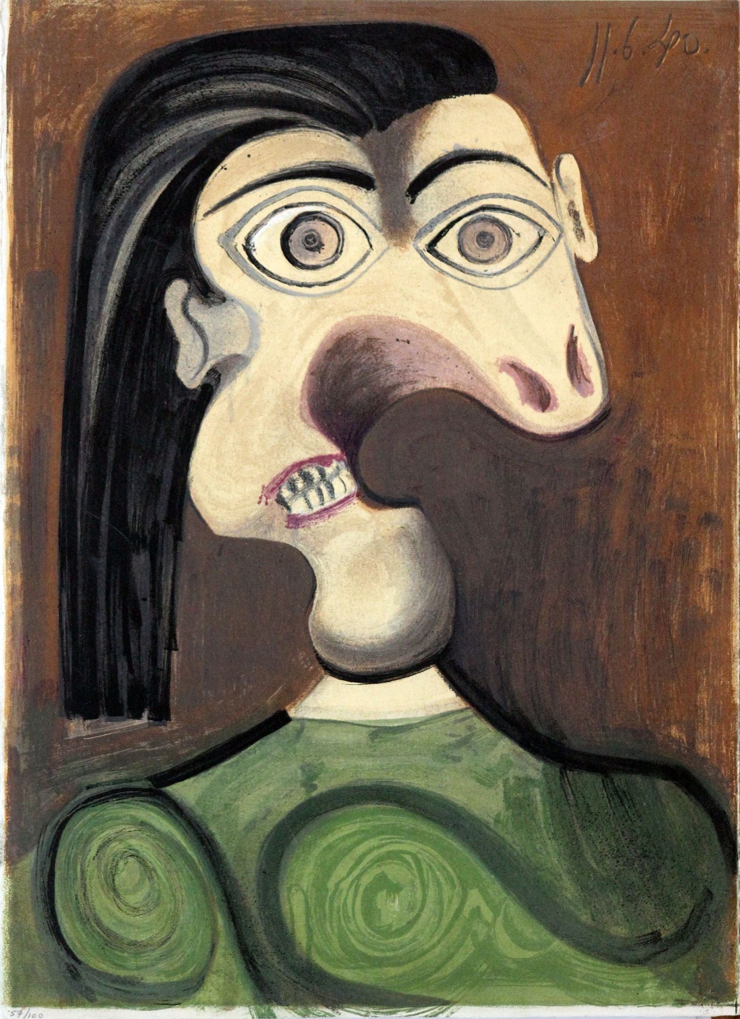 Pablo Picasso | Portrait of a Woman (1954) | MutualArt