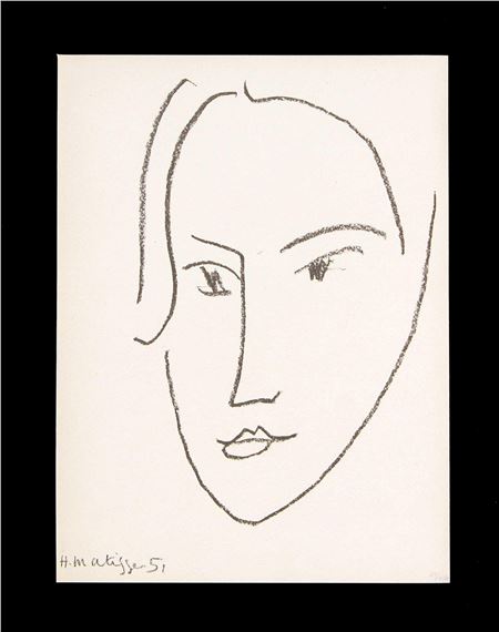 Henri Matisse | Head (1951) | MutualArt