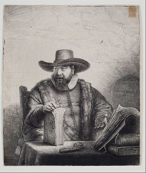 Rembrandt van Rijn | Portrait of Cornelis Claesz Anslo minister (1883 ...