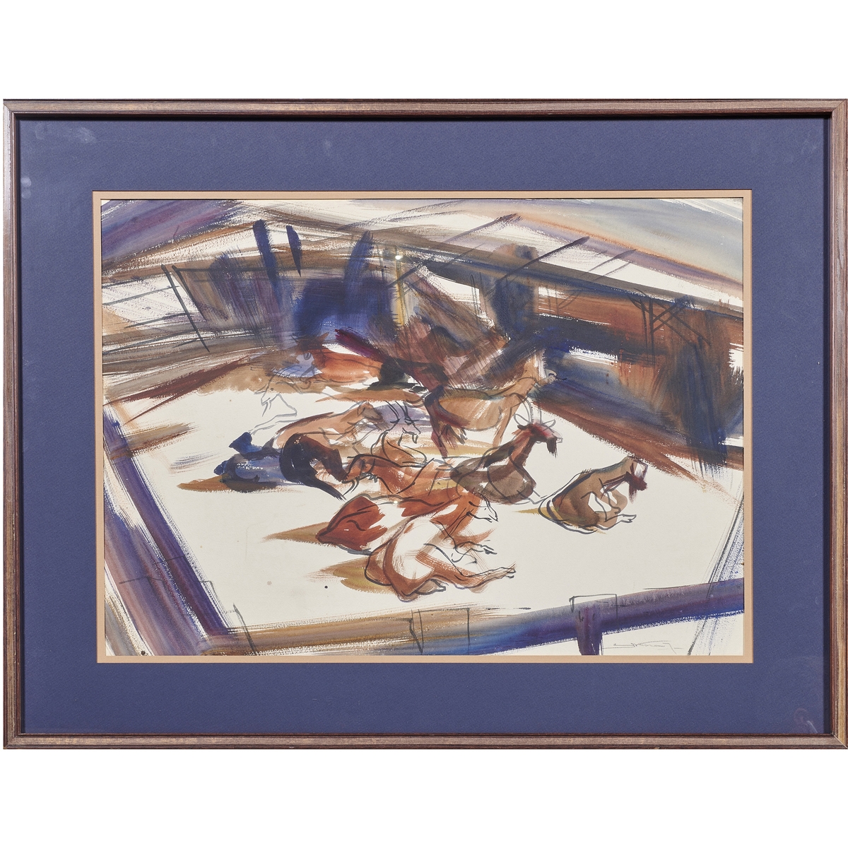 Emil Kosa Jr. | Resting Goats | MutualArt