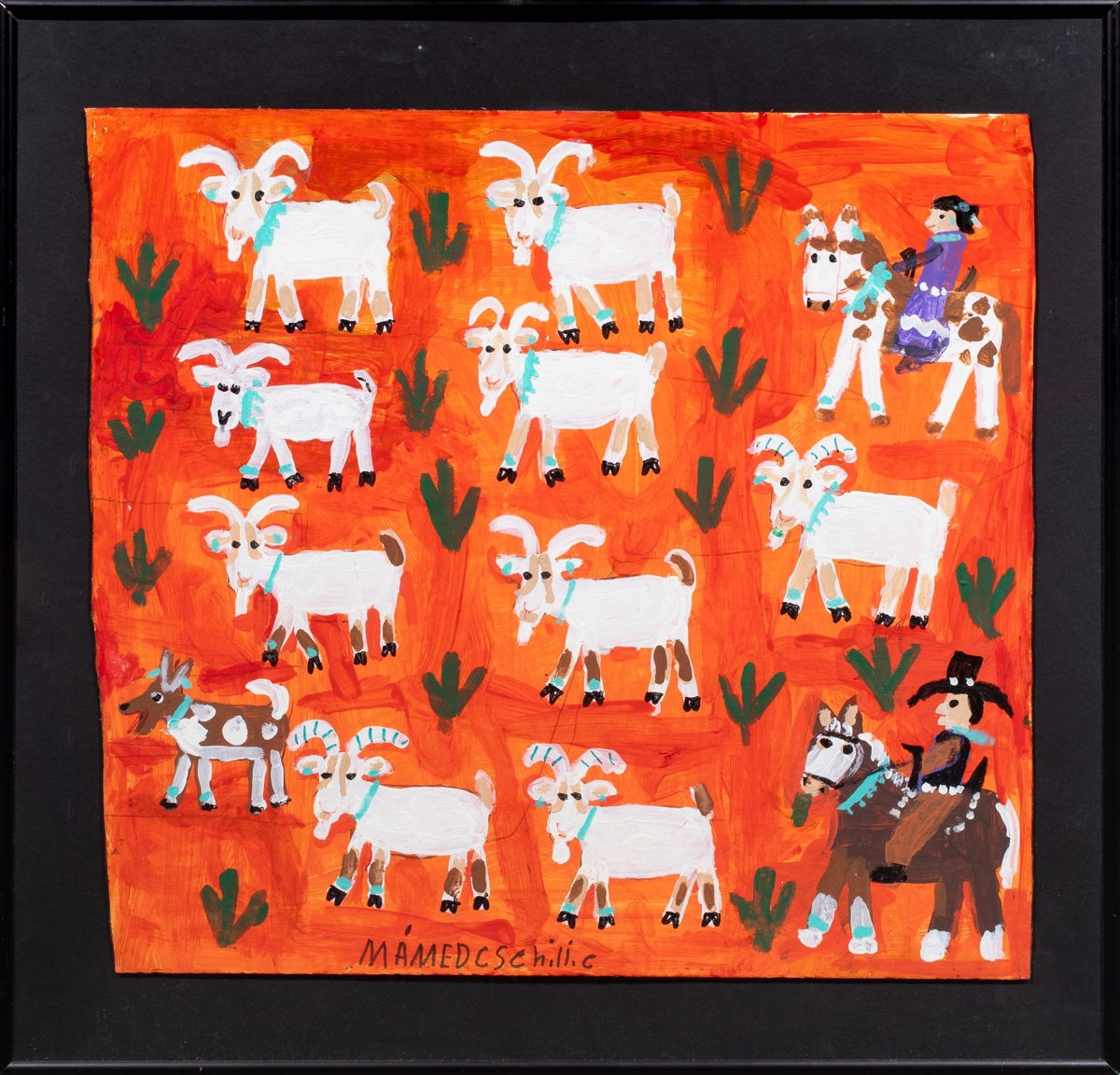 Mamie Deschillie | Nine Goats | MutualArt