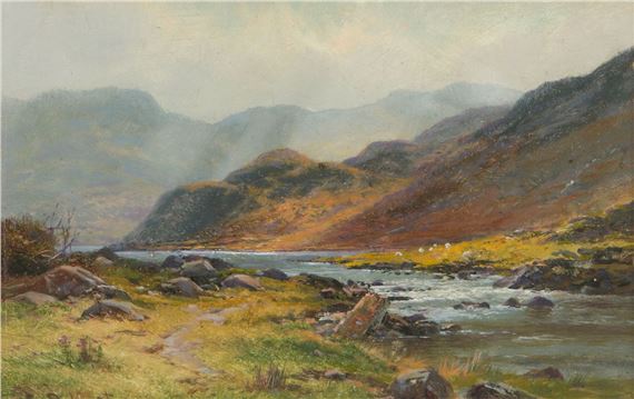 Louis B. Hurt | Lot 30 - Louis Bosworth Hurt, 'RIVER IN THE HIGHLANDS ...