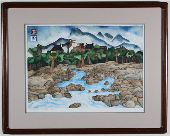 Tish Epperson | Morning Gossip in the Elder Region, | MutualArt