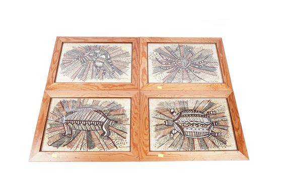 Donald Clark | Four framed works by Donald Clark | MutualArt