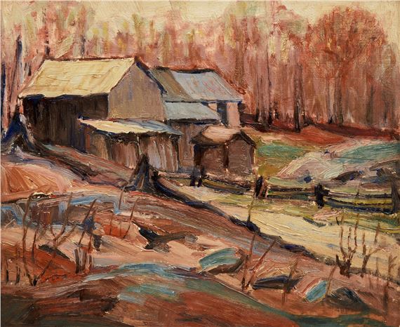 Frederick Grant Banting | Farm Landscape (1941) | MutualArt