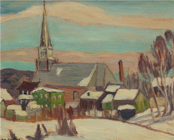 Frederick Grant Banting | A French Canadian Village (1939) | MutualArt