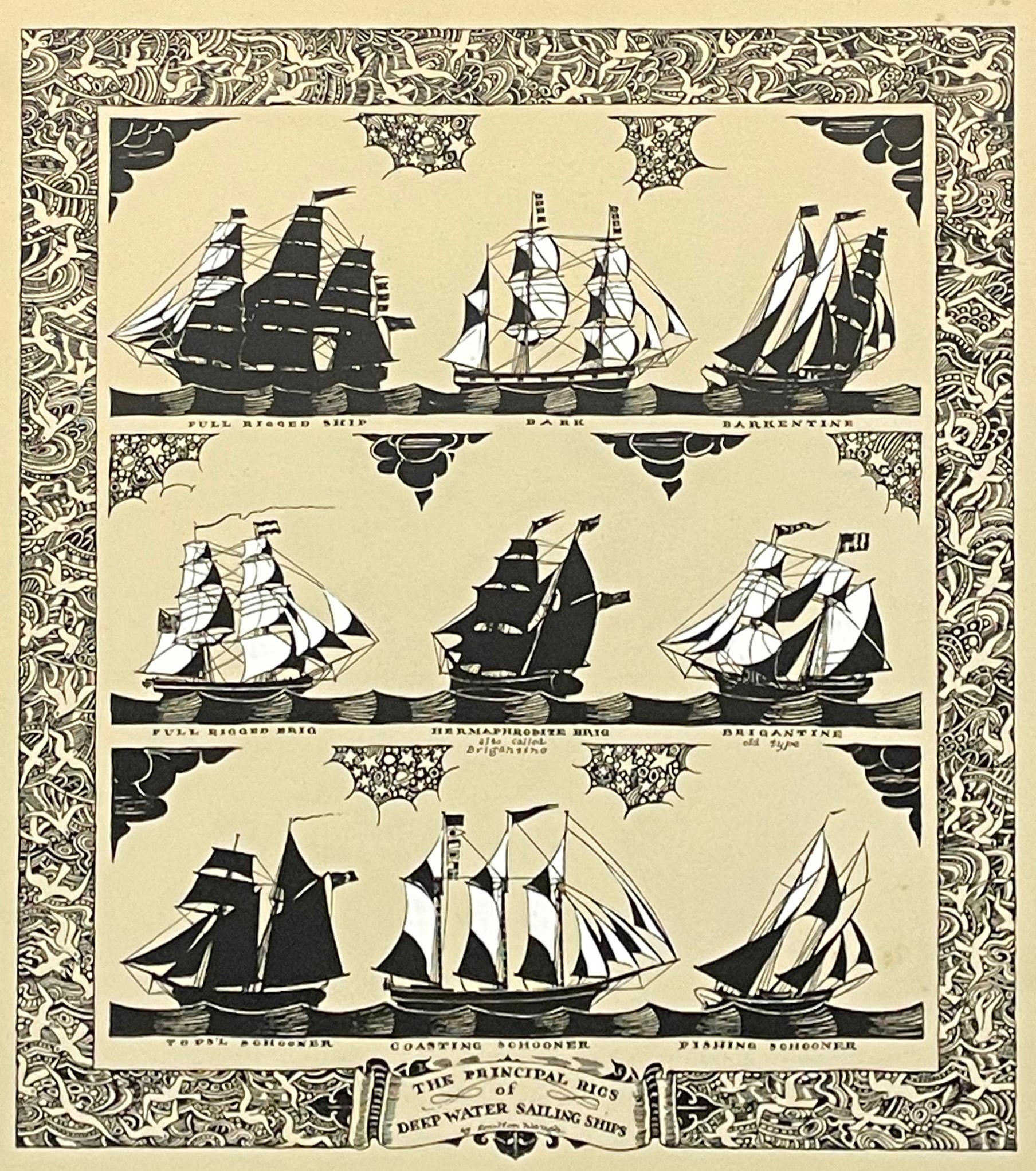 Coulton Waugh | The Principal Rigs of Deep Water Sailing Ships | MutualArt