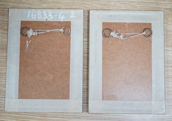 George Baxter | set of seven miniature colour prints to include ...