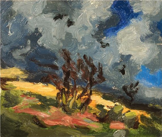 Mike Knowles | Crows and Blackthorn (1976) | MutualArt