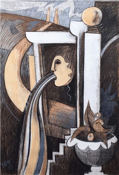 Geoffrey Key | Nab Figures (1967) | MutualArt