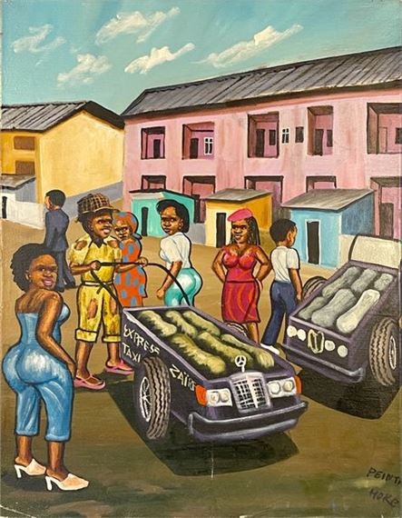 Moké | Untitled (Scène Kinoise) (1965) | MutualArt