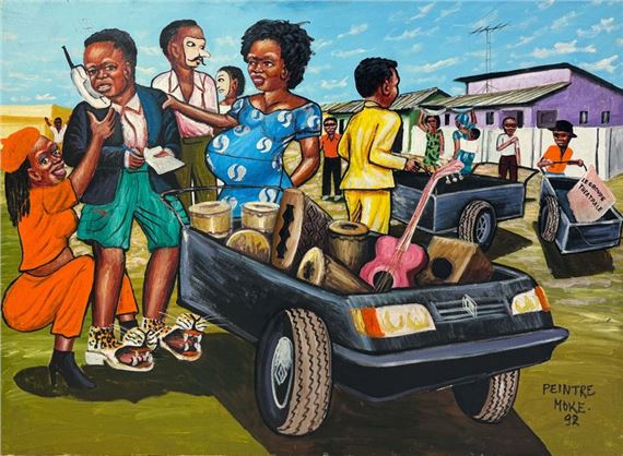 Moké | The theatrical group (1992) | MutualArt