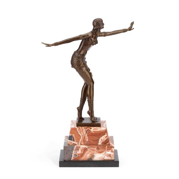 Demétre H. Chiparus | A BRONZE FIGURE OF A DANCER | MutualArt
