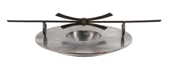 Robert | Robert Crecelius Steel Plateau Ritual Vessel | MutualArt