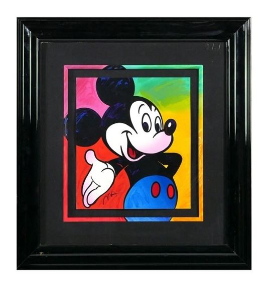 Peter Max | b. 1937). Mickey Mouse (Circa 1995) | MutualArt