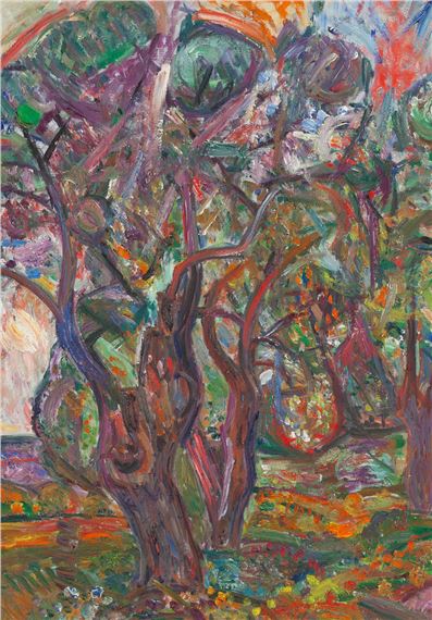 Pinchus Krémègne | Les arbres | MutualArt