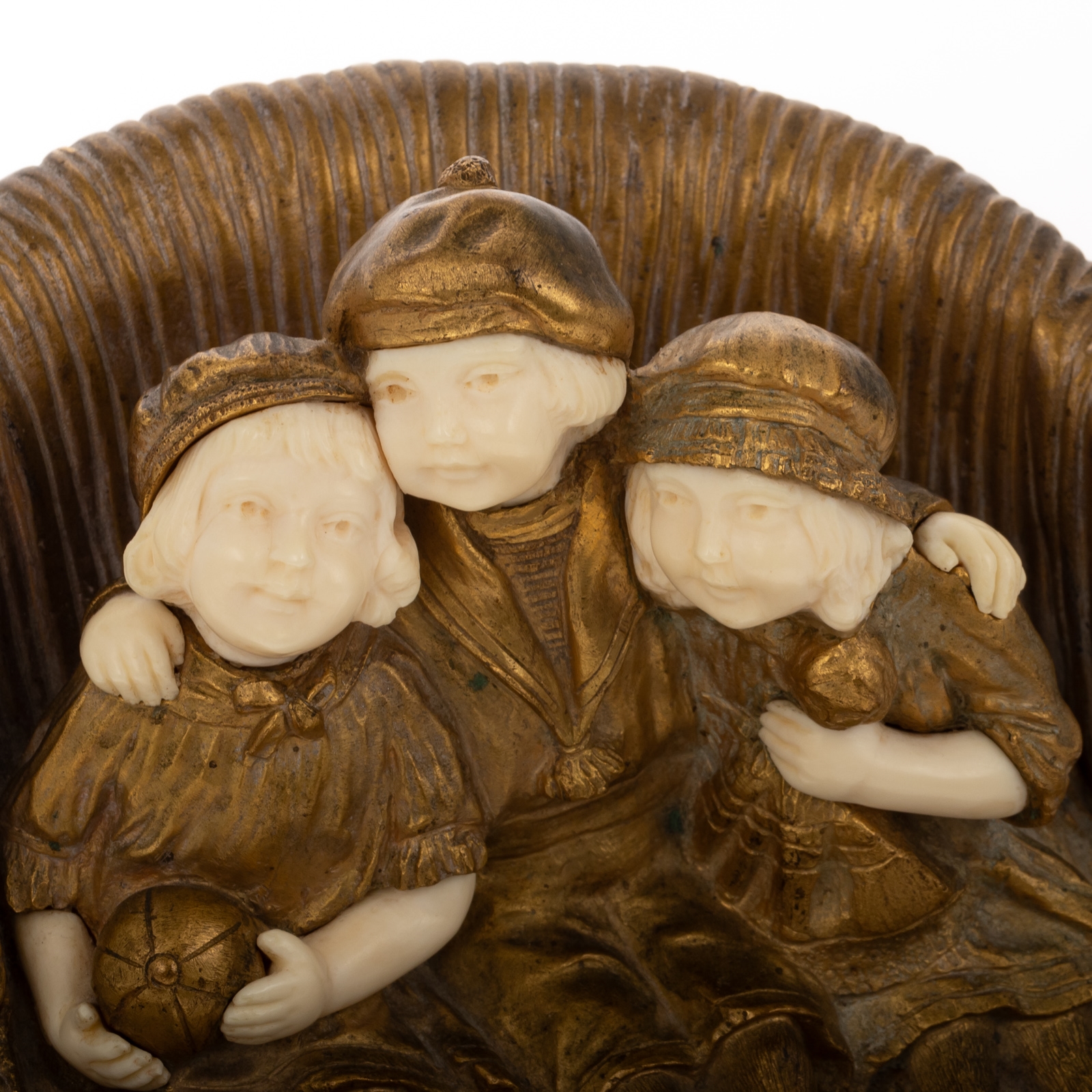 Demétre H. Chiparus | A Demetre Chiparus Bronze of Children on a Couch ...