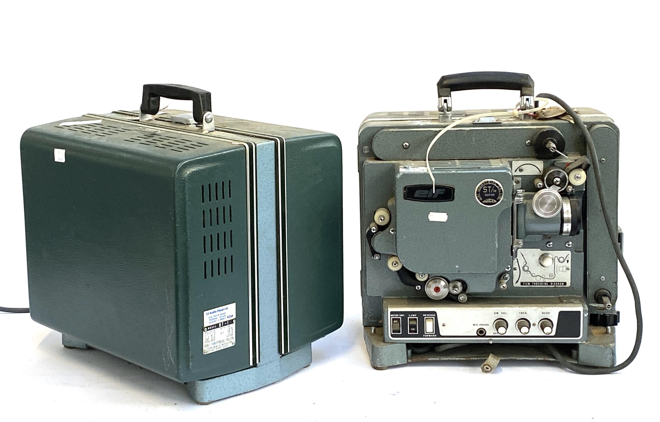 Doug Palmer | Three vintage Elf Eiki Industrial Co.mm film projectors ...