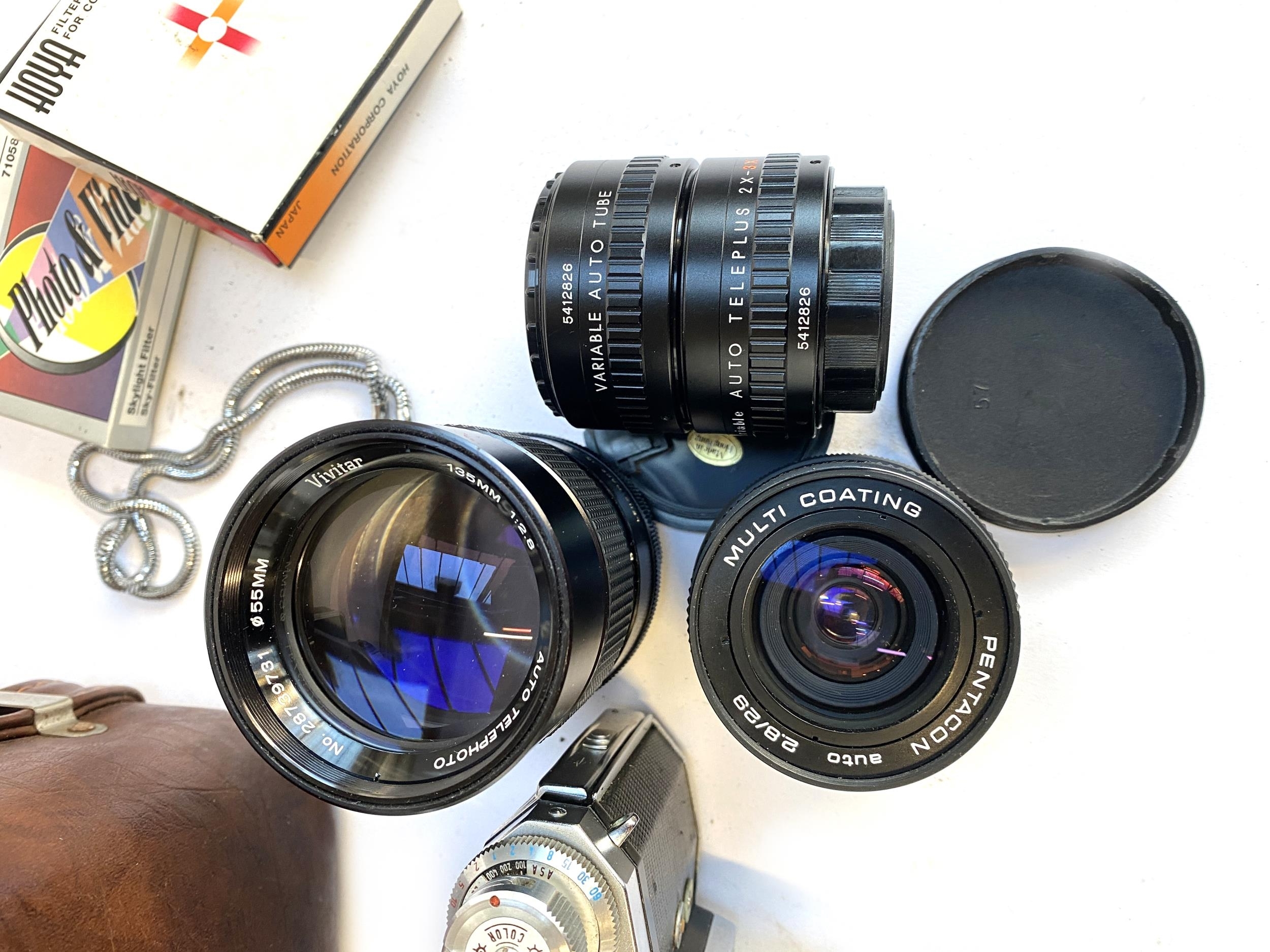 Doug Palmer | A Practika IV FB film camera in carry case, with tacon ...