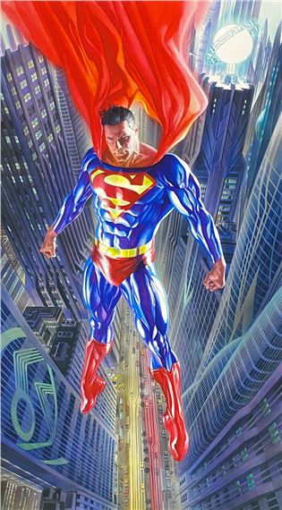 Alex Ross | Two DC comics superman | MutualArt