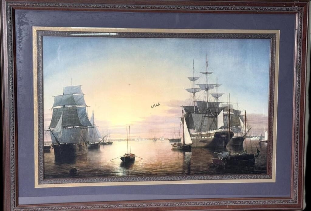 Fitz Henry Lane | BOSTON HARBOR BOATS | MutualArt