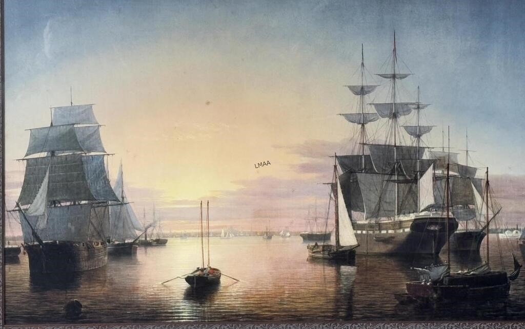 Fitz Henry Lane | BOSTON HARBOR BOATS | MutualArt