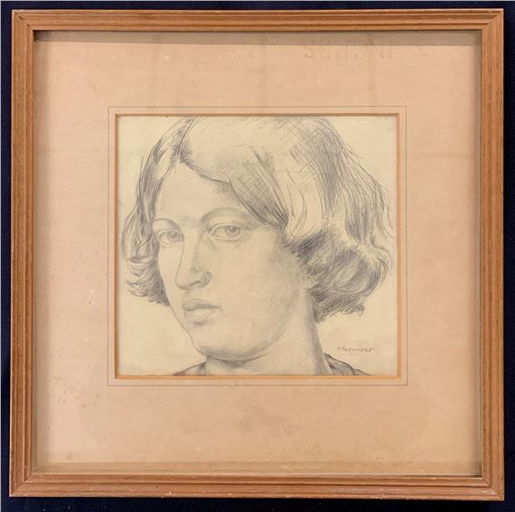 Augustus Edwin John | Portrait study | MutualArt