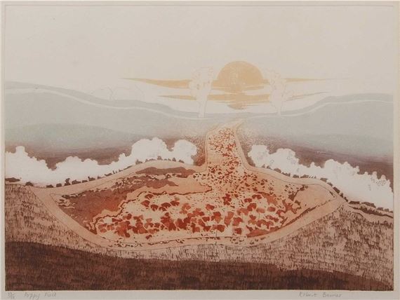 Rob Barnes | 'Poppy Field' | MutualArt