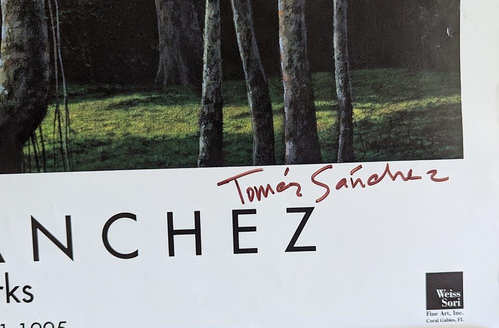 Tomás Sánchez | Cuban Artist TOMAS SANCHEZ Recent Works Hand Signed ...