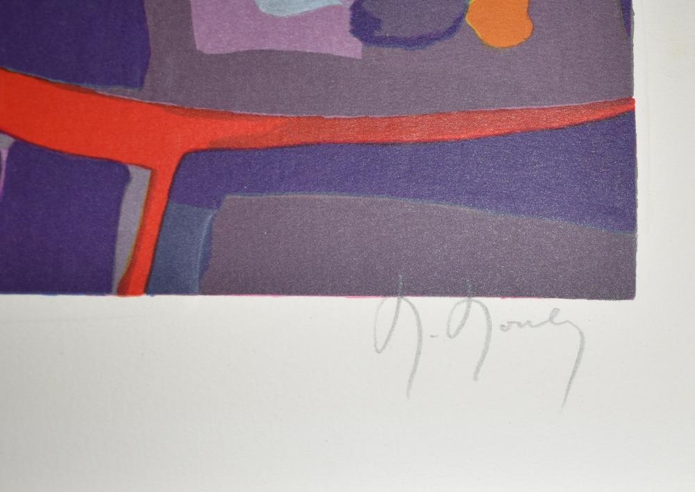 Marcel Mouly | Marcel Mouly Hand signed Lithograph The Writer | MutualArt