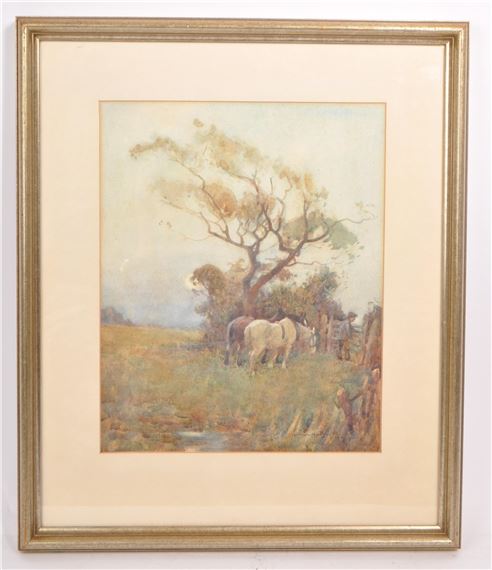 Geroge Mottram Moorhouse | The End of The Day (1914) | MutualArt