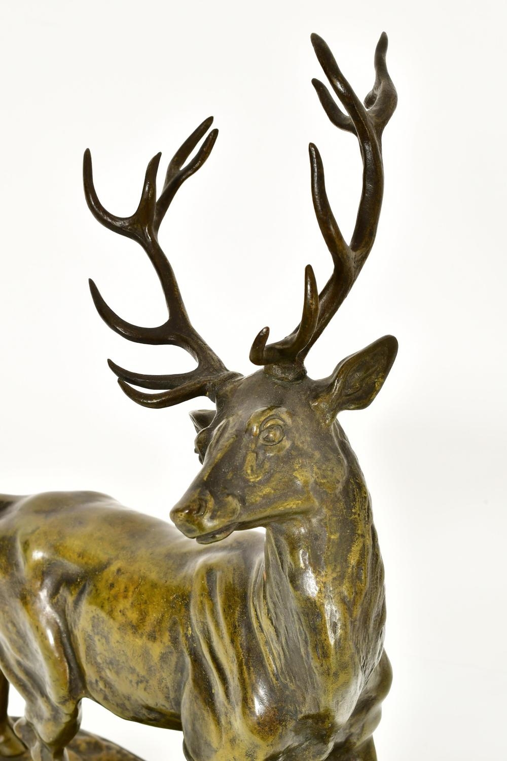 Louis Vidal | Sculpture of an Elk | MutualArt
