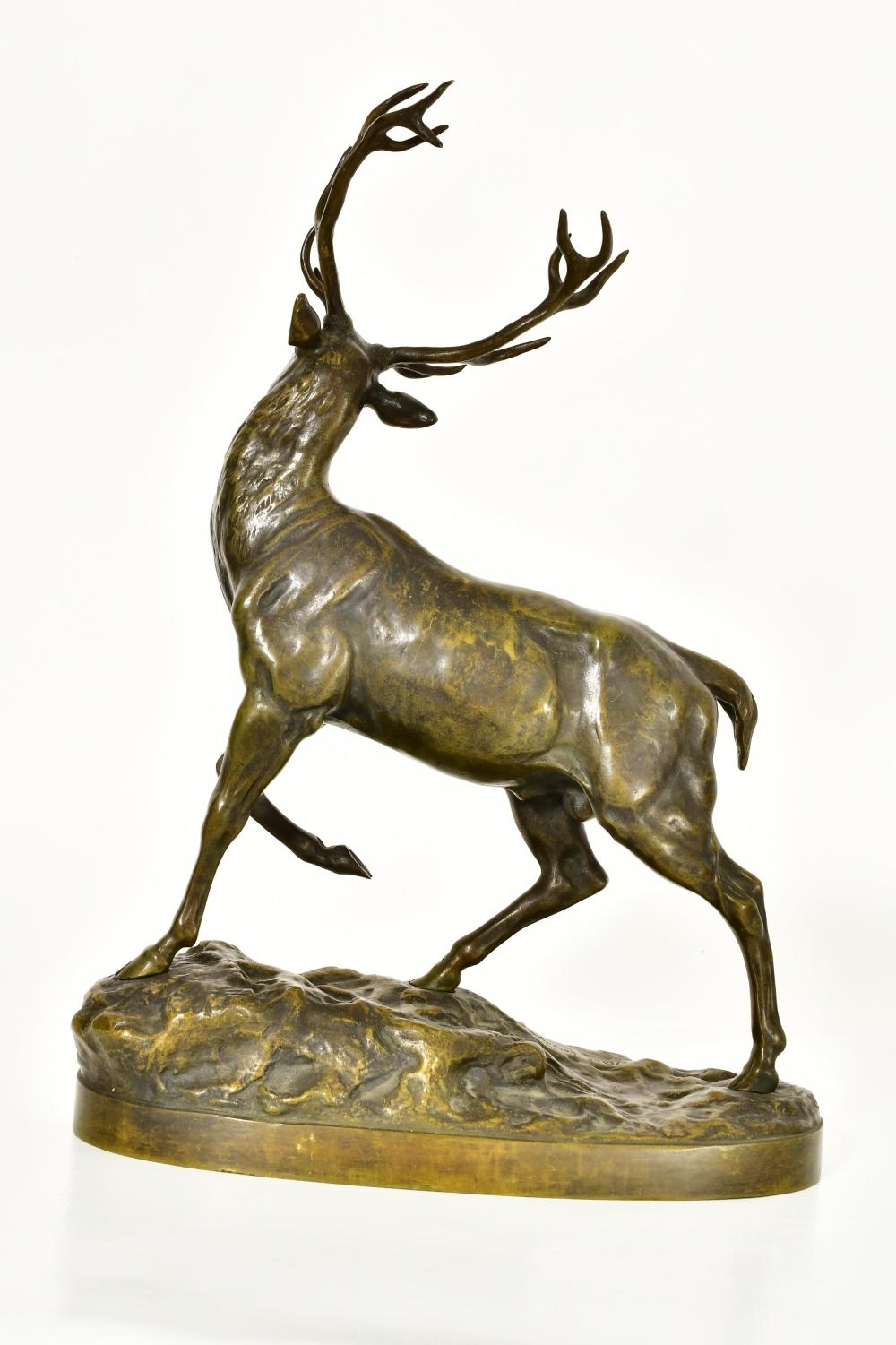 Louis Vidal | Sculpture of an Elk | MutualArt