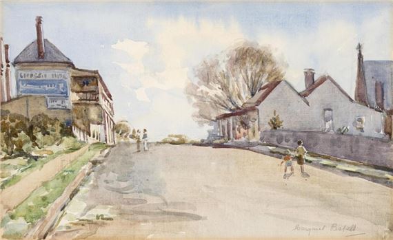 Margaret Pestell | Suburban Street Scene | MutualArt
