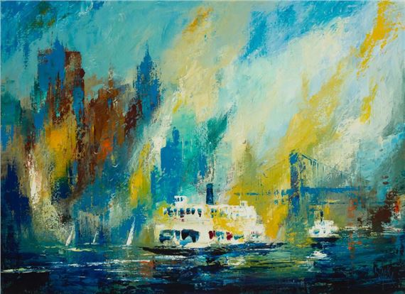 Jack Laycox | Morning Ferry | MutualArt