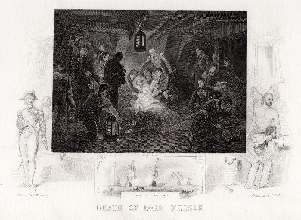Arthur William Devis | THE DEATH OF LORD NELSON (1855) | MutualArt