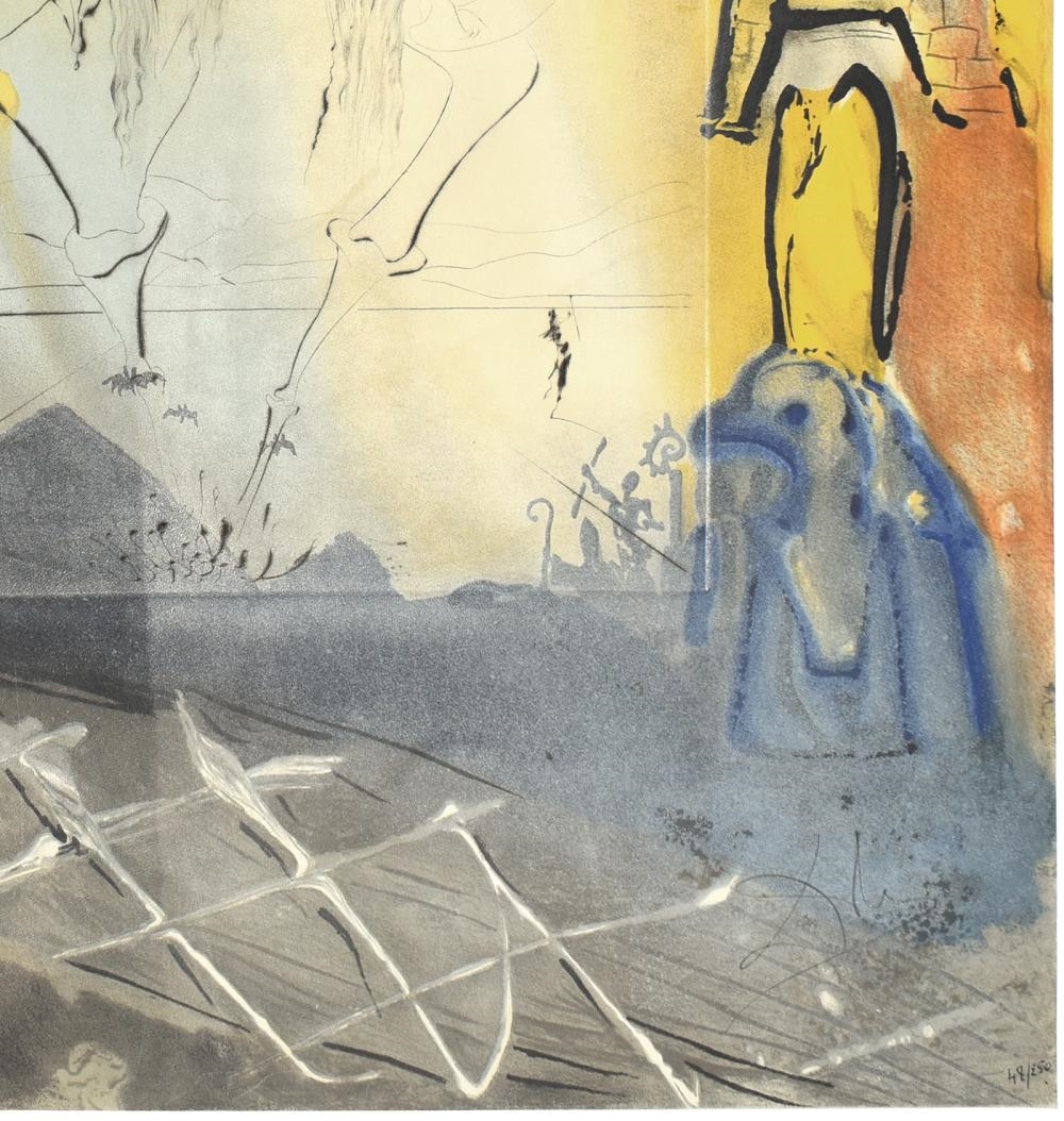 Salvador Dalí | Salvador Dali Moses Monotheism Etching/Lithograph ...