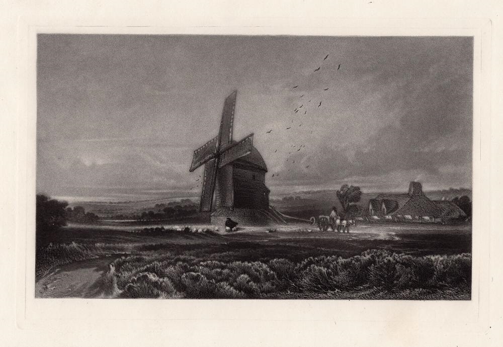 David Cox Sr. | Landscape With Windmill (1886) | MutualArt