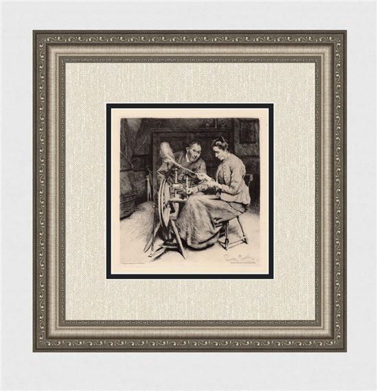 Charles Mertens | Spinning Wheel (1892) | MutualArt