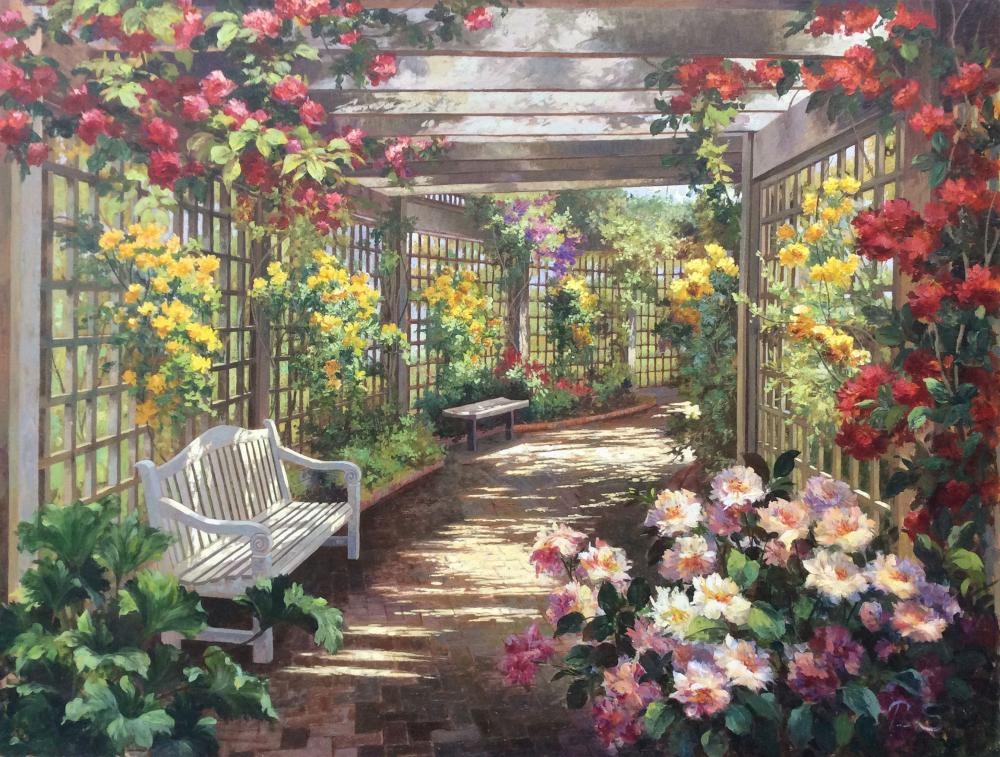 Elizabeth Pena | Elizabeth Pena Trellis Pathway | MutualArt
